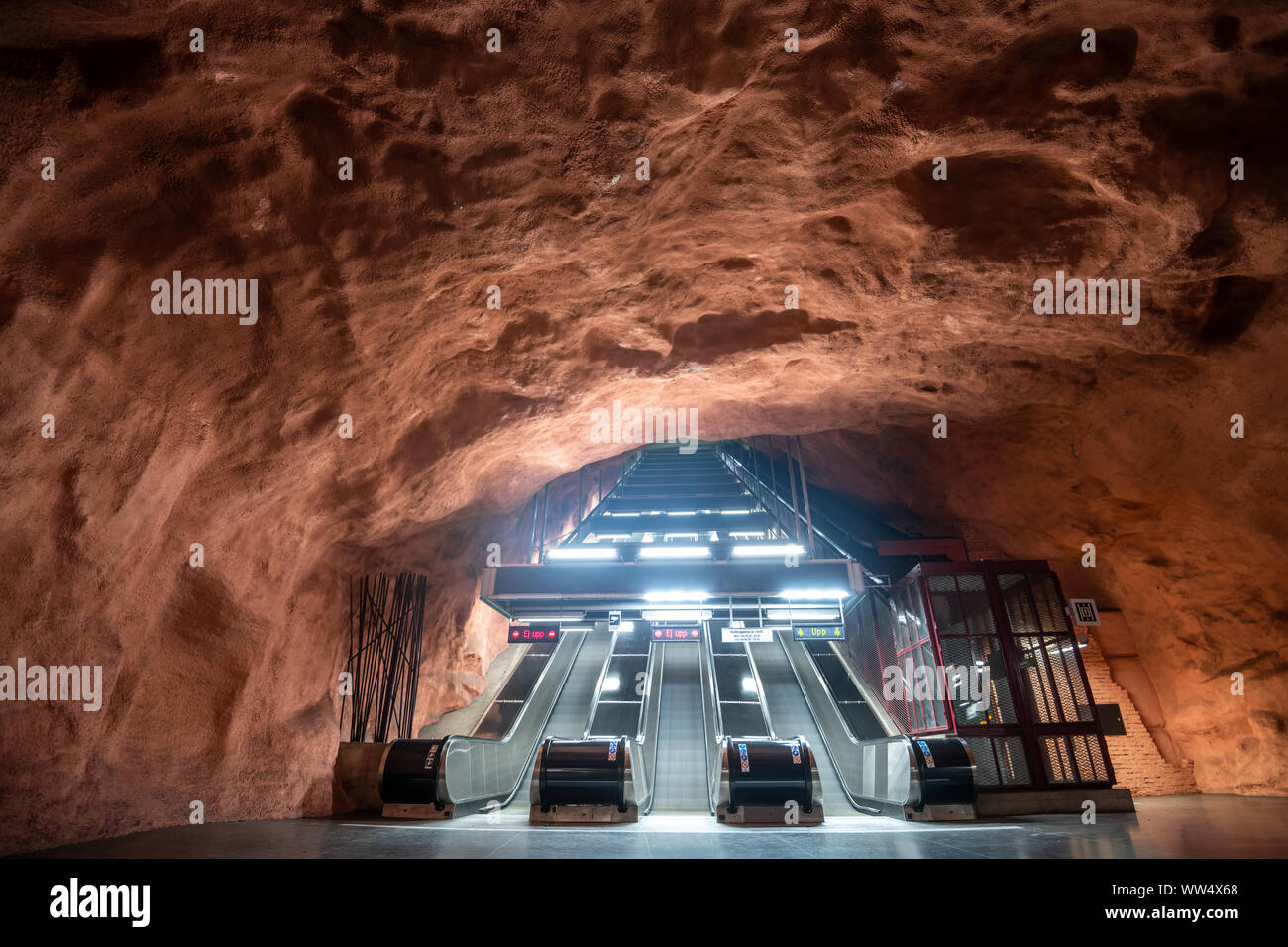 Beautiful metro stations in Stockholm, Sweden Stock Photo - Alamy
