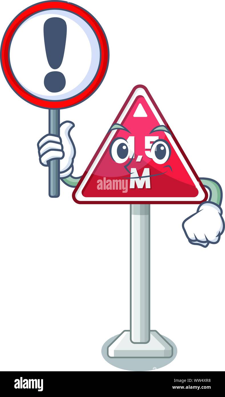 Height limit warning sign Stock Vector Images - Alamy