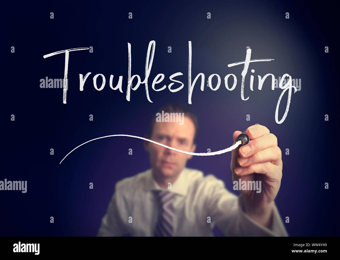 Trouble shooting hi-res stock photography and images - Alamy