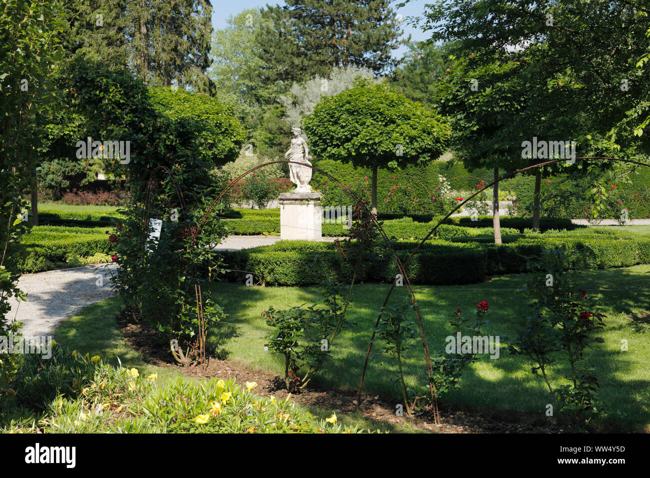 Planet garden, castle Eggenberg, Graz, Styria, Austria Stock Photo - Alamy