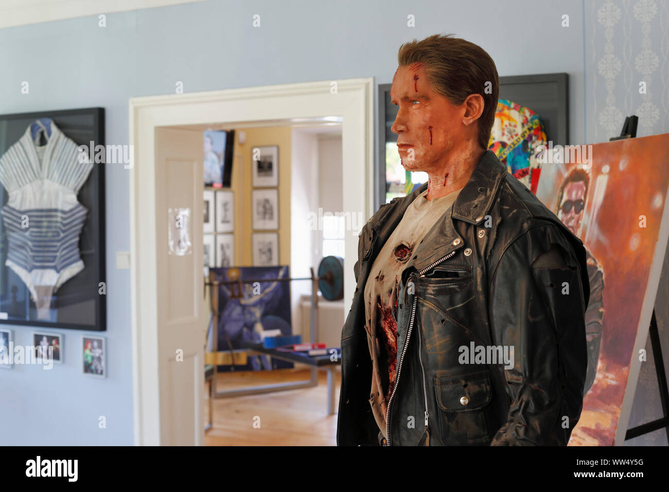 Arnold Schwarzenegger museum, Thal near Graz, Styria, Austria Stock ...