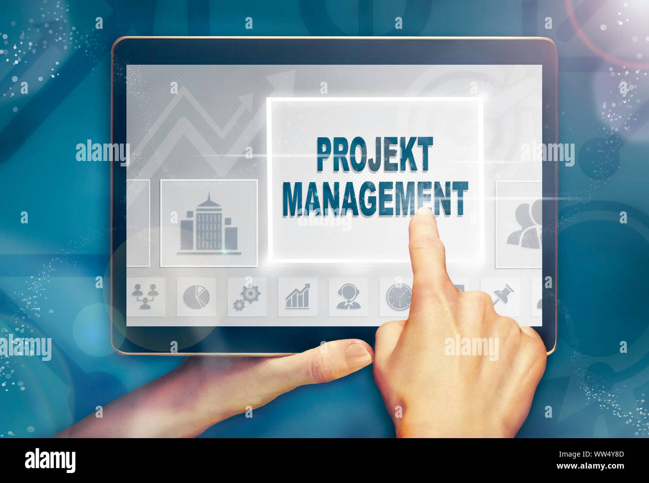 Projekt hand hi-res stock photography and images - Alamy