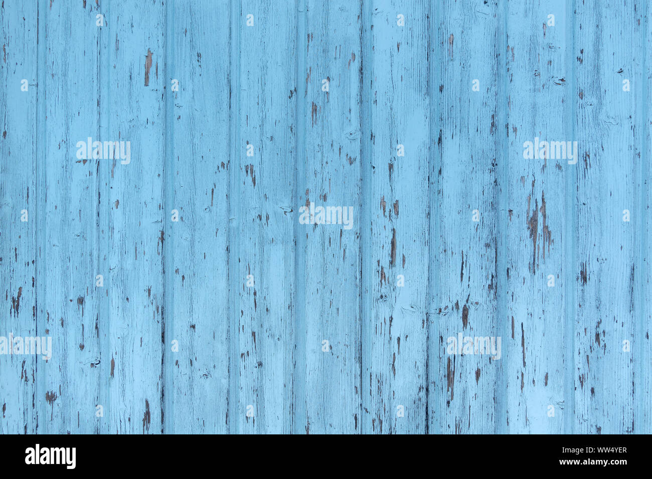 Light blue weathered wooden wall Stock Photo - Alamy