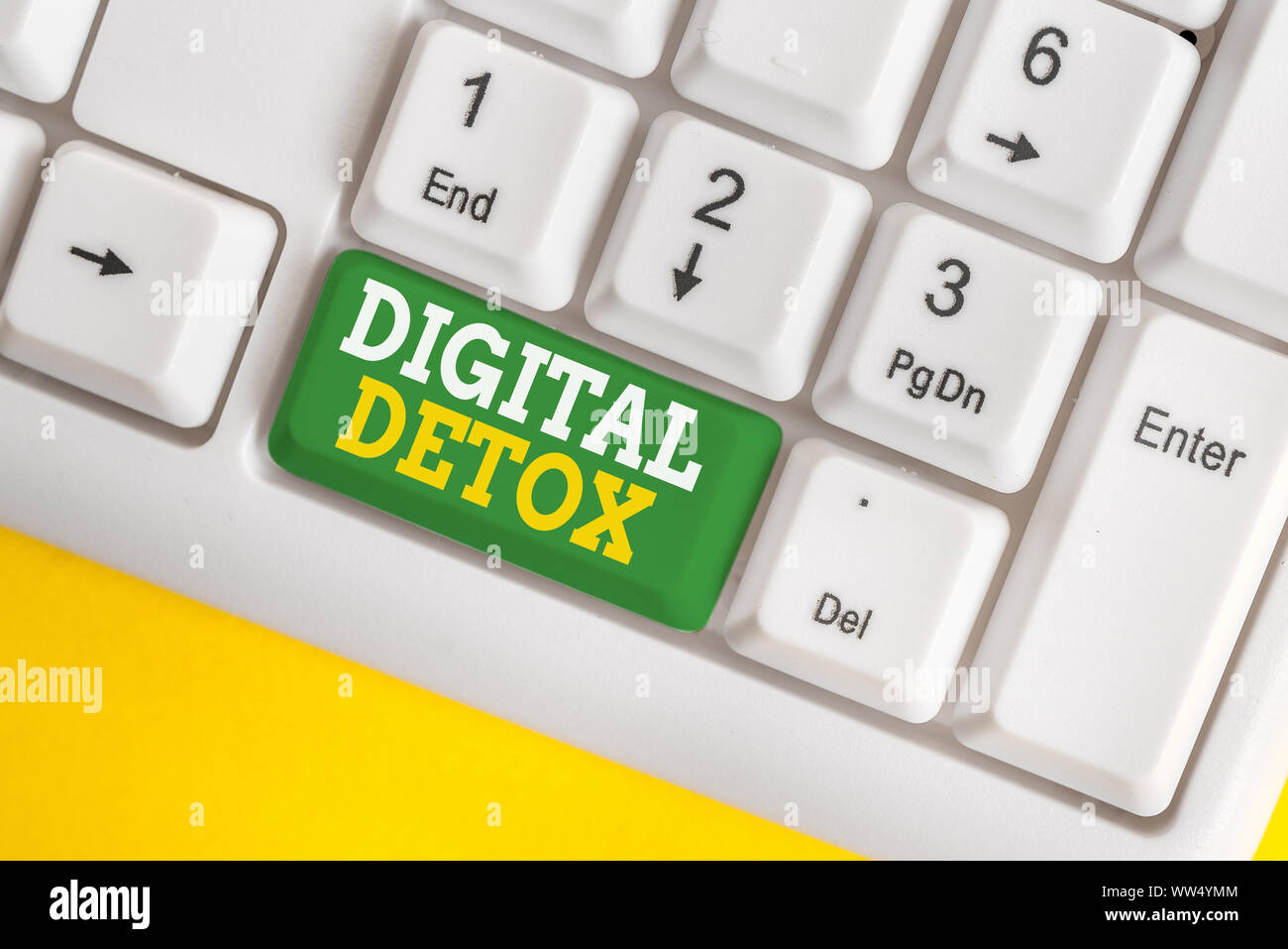 Handwriting text Digital Detox. Conceptual photo Free of Electronic ...