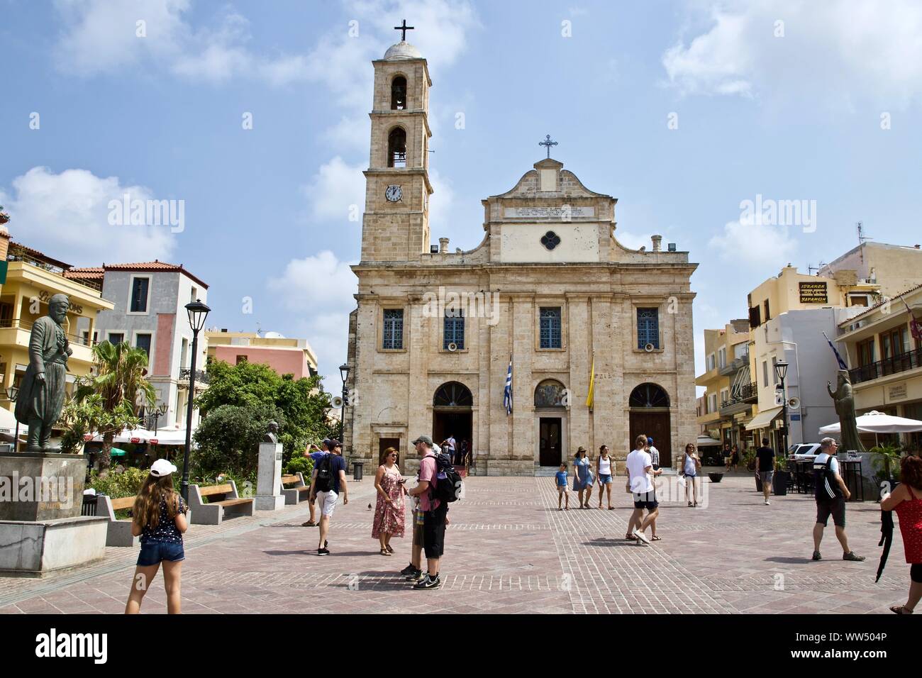 church in chania Stock Photo - Alamy