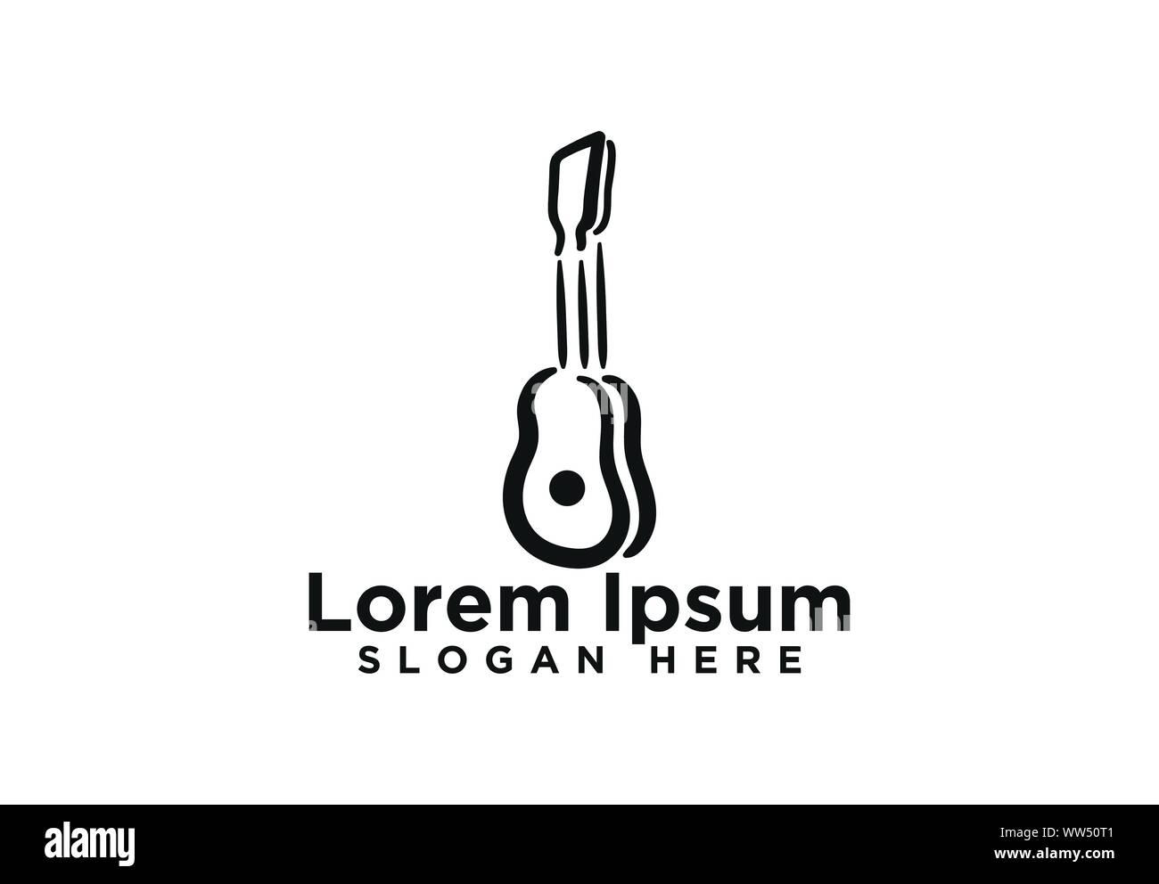 Ukulele Logo designs, Vector illustration Stock Vector Image & Art - Alamy
