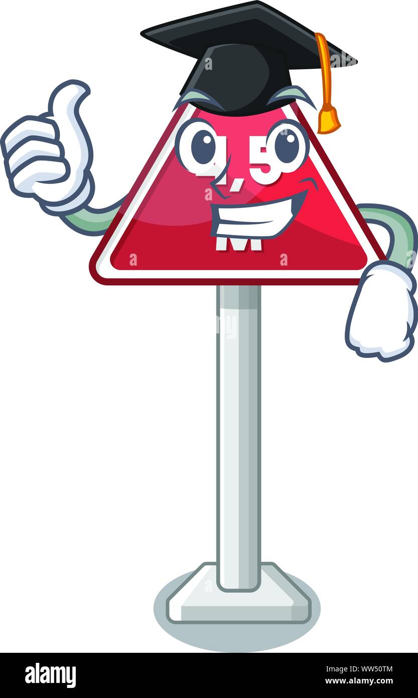 Graduation height limit on cartoon side road Stock Vector Image & Art ...