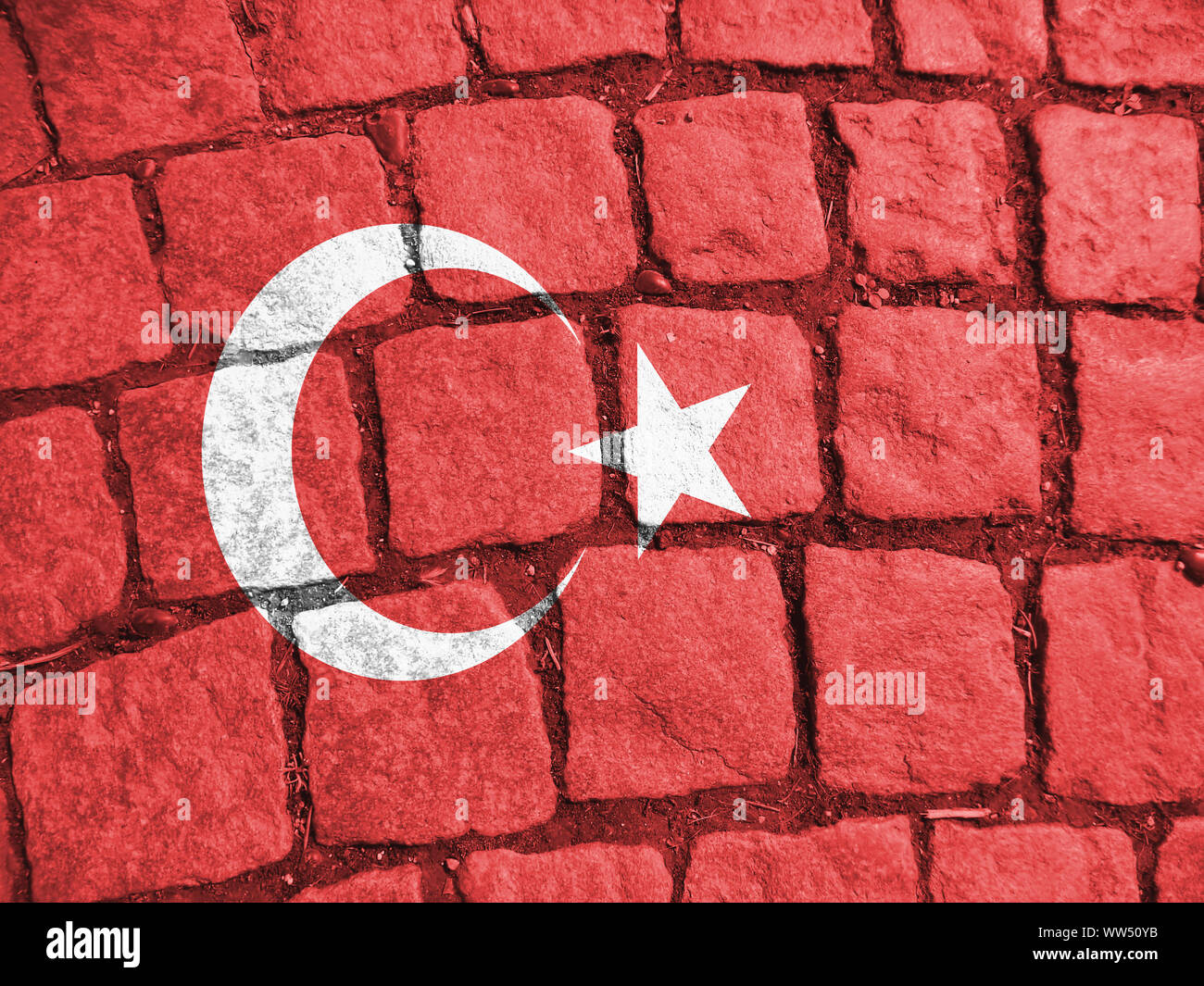 Turkish flag, background, texture Stock Photo - Alamy