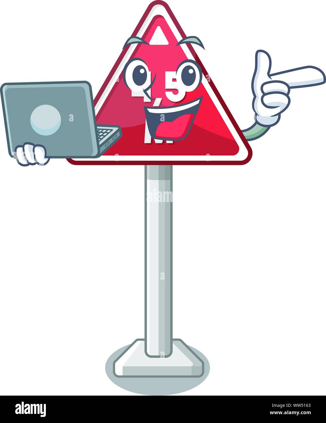 Height limit warning sign Cut Out Stock Images & Pictures - Alamy