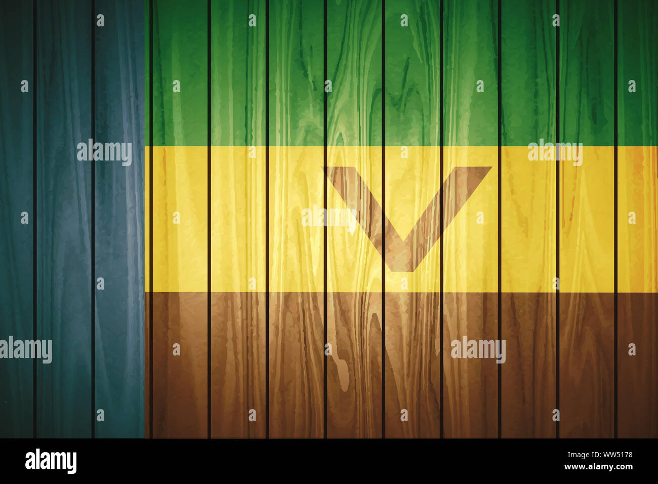 Flag of Venda (South Africa), background wood Stock Photo - Alamy