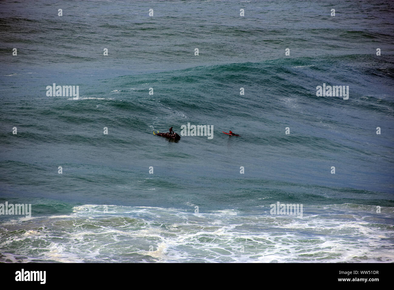 Big wave surfing panoramic High Resolution Stock Photography and Images ...
