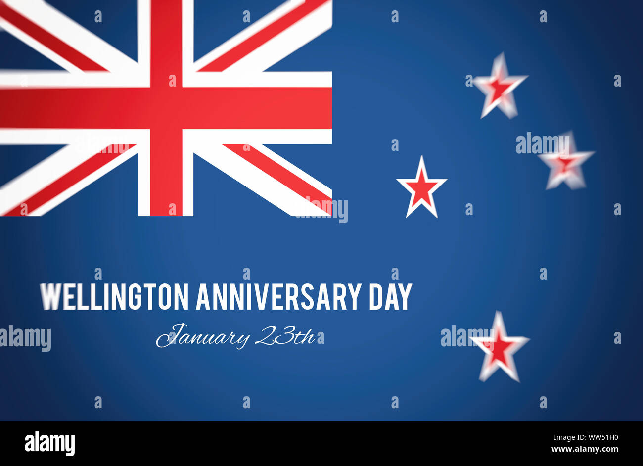 Wellington Anniversary Day. Flag of New Zealand. Motivation, poster ...
