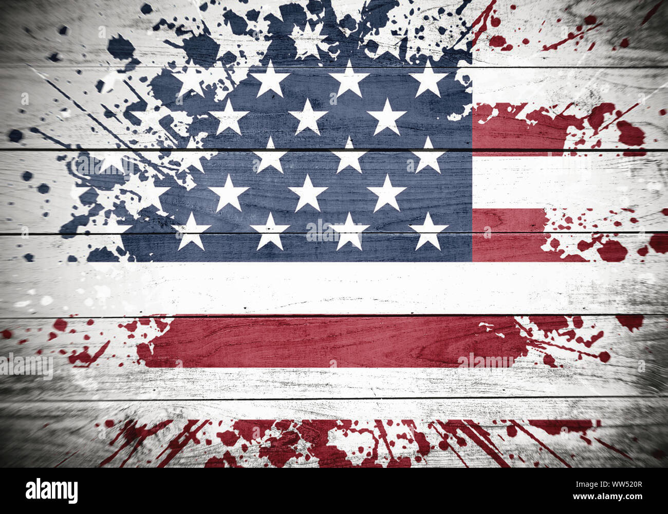 Grunge American Flag Wallpaper