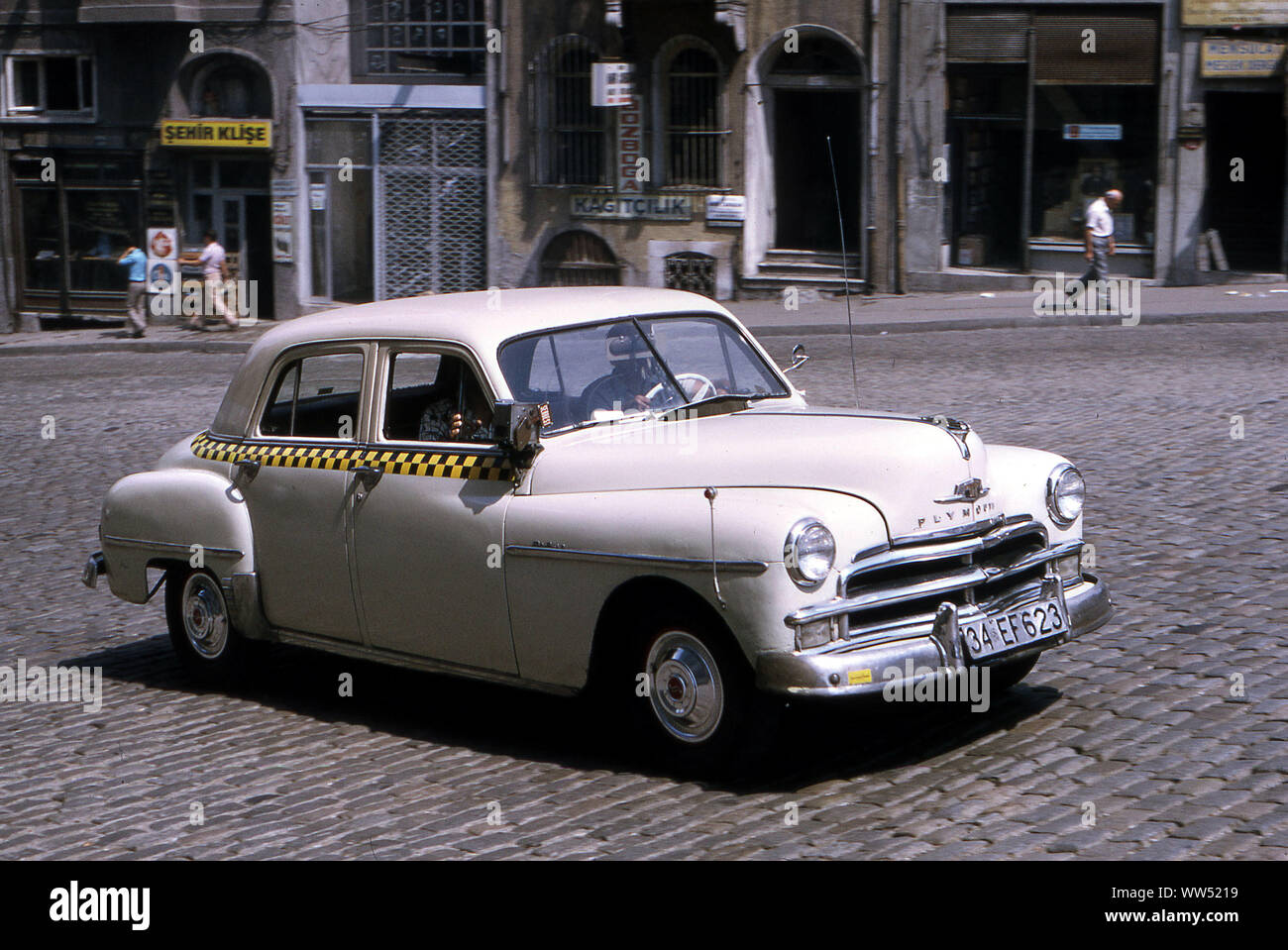 Dolmus, taxi, Istanbul, 1973 Stock Photo - Alamy