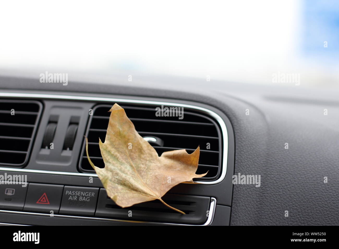 Detail shots in a car during the journey Stock Photo - Alamy