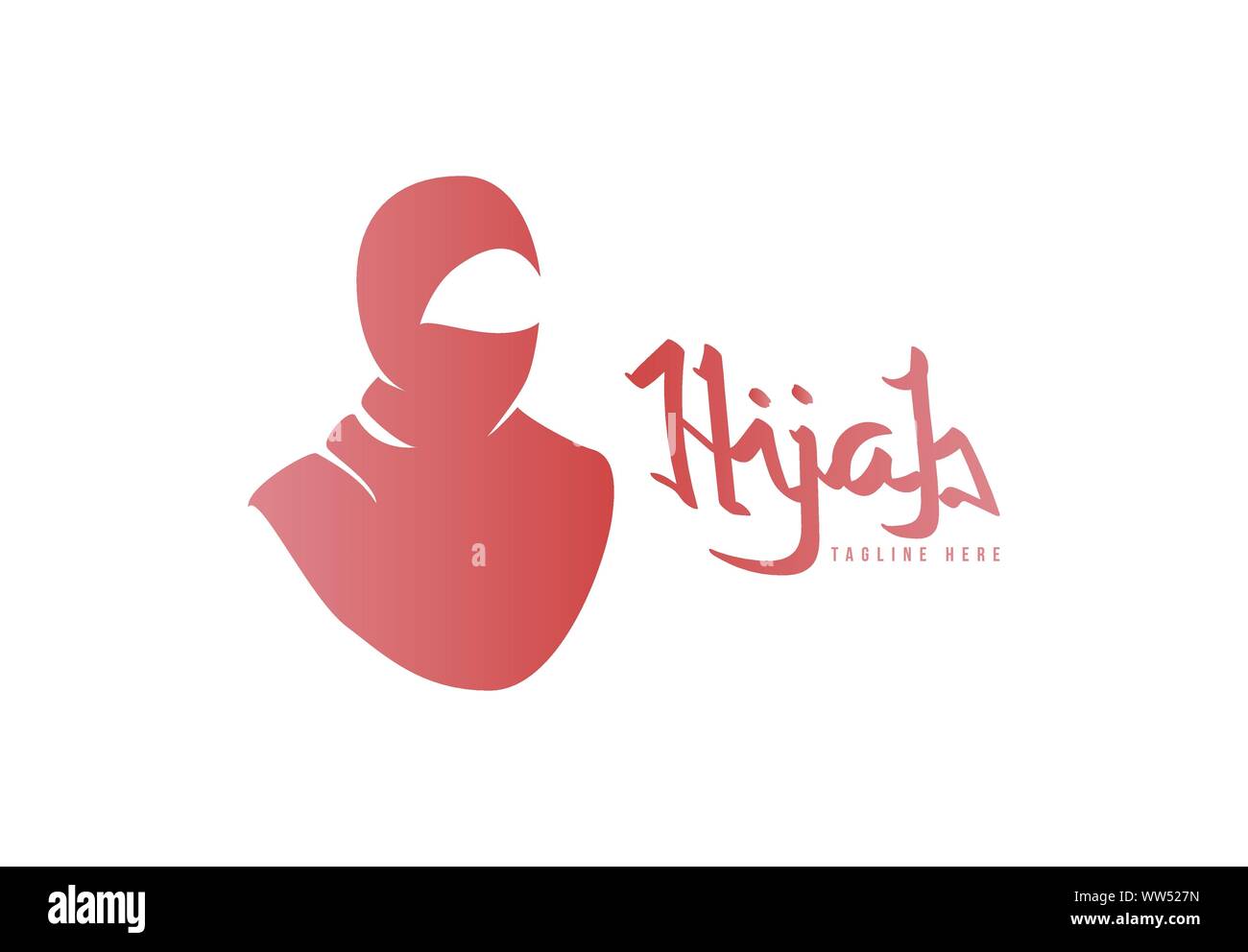 Muslim Scarf, hijab logo designs, vector illustration Stock Vector ...