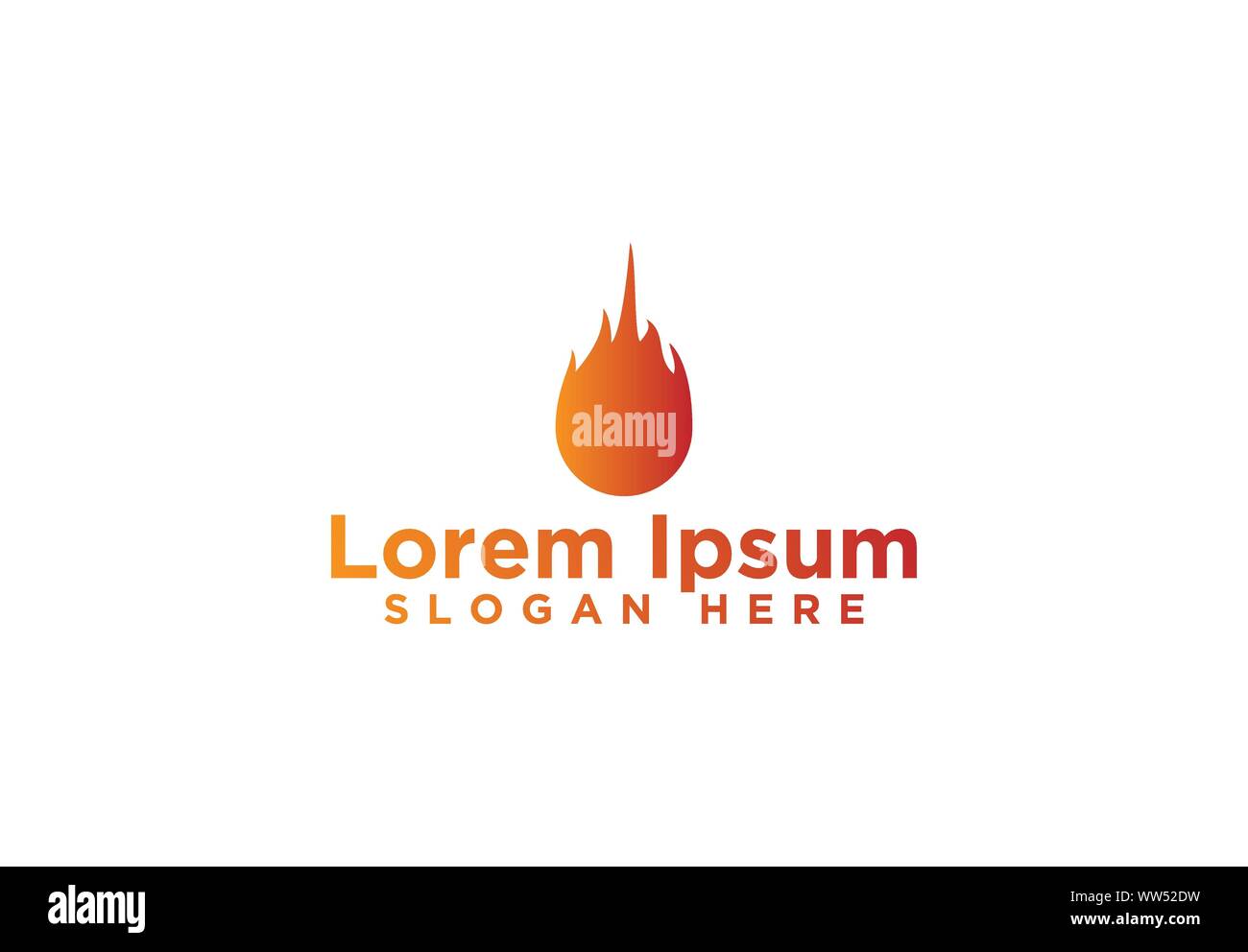 Fire Logo Designs Vector Illustration Stock Vector Image & Art - Alamy