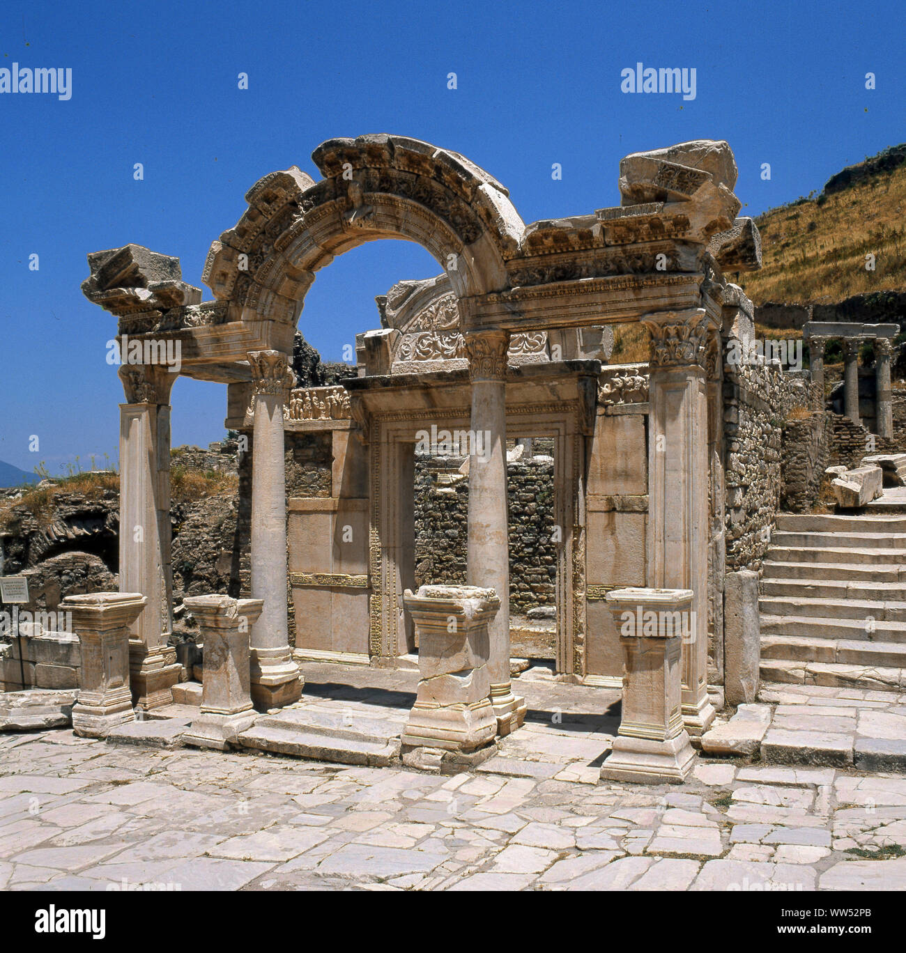 Hadrians temple hi-res stock photography and images - Alamy