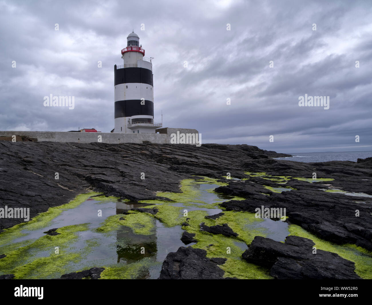 Ireland, County Wexford, Hook Head Lighthouse on Hook peninsula, the ...
