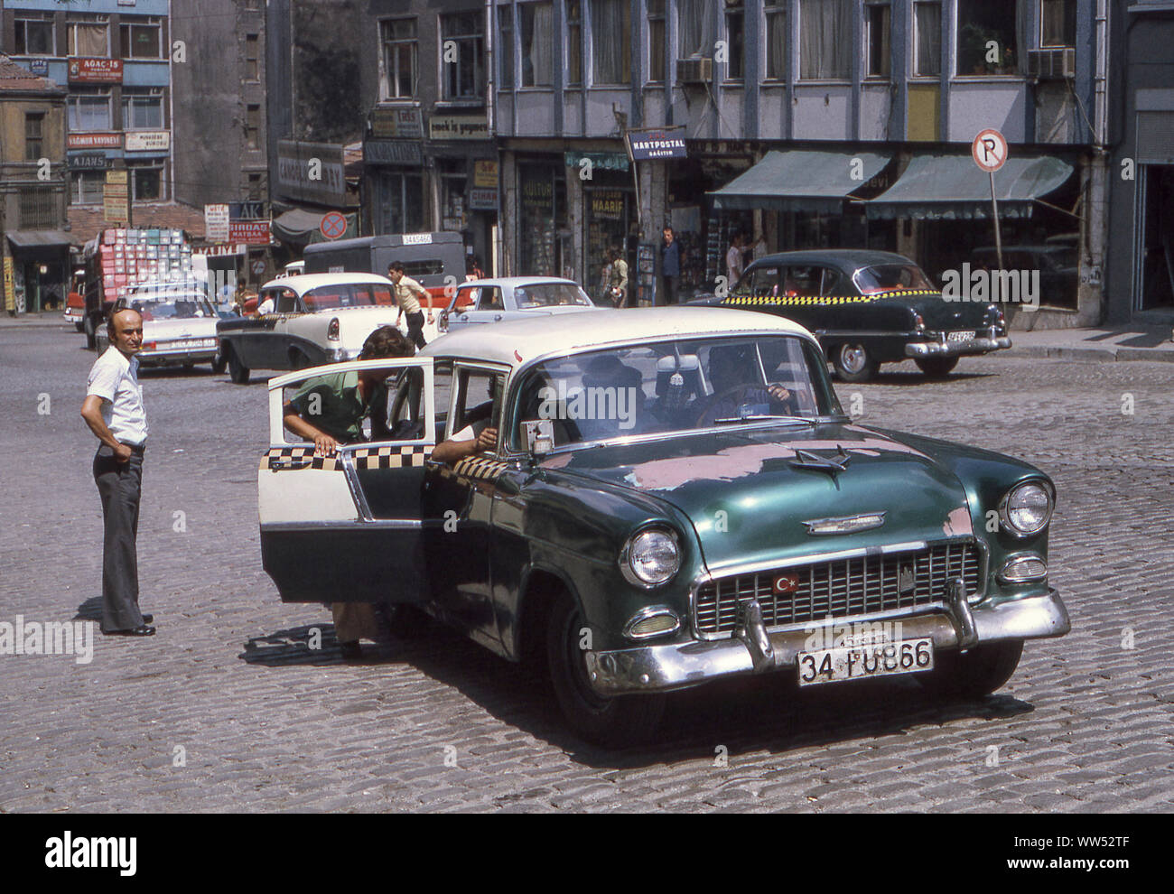 Dolmus, Taxi, Istanbul, c. 1972 Stock Photo - Alamy