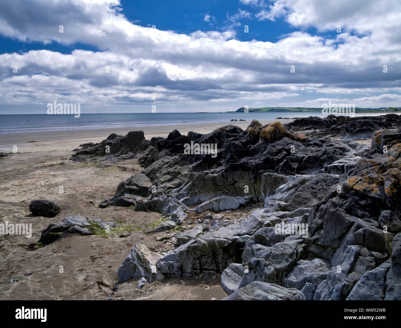 Beach at the clonea bay near dungarvan hi-res stock photography and ...