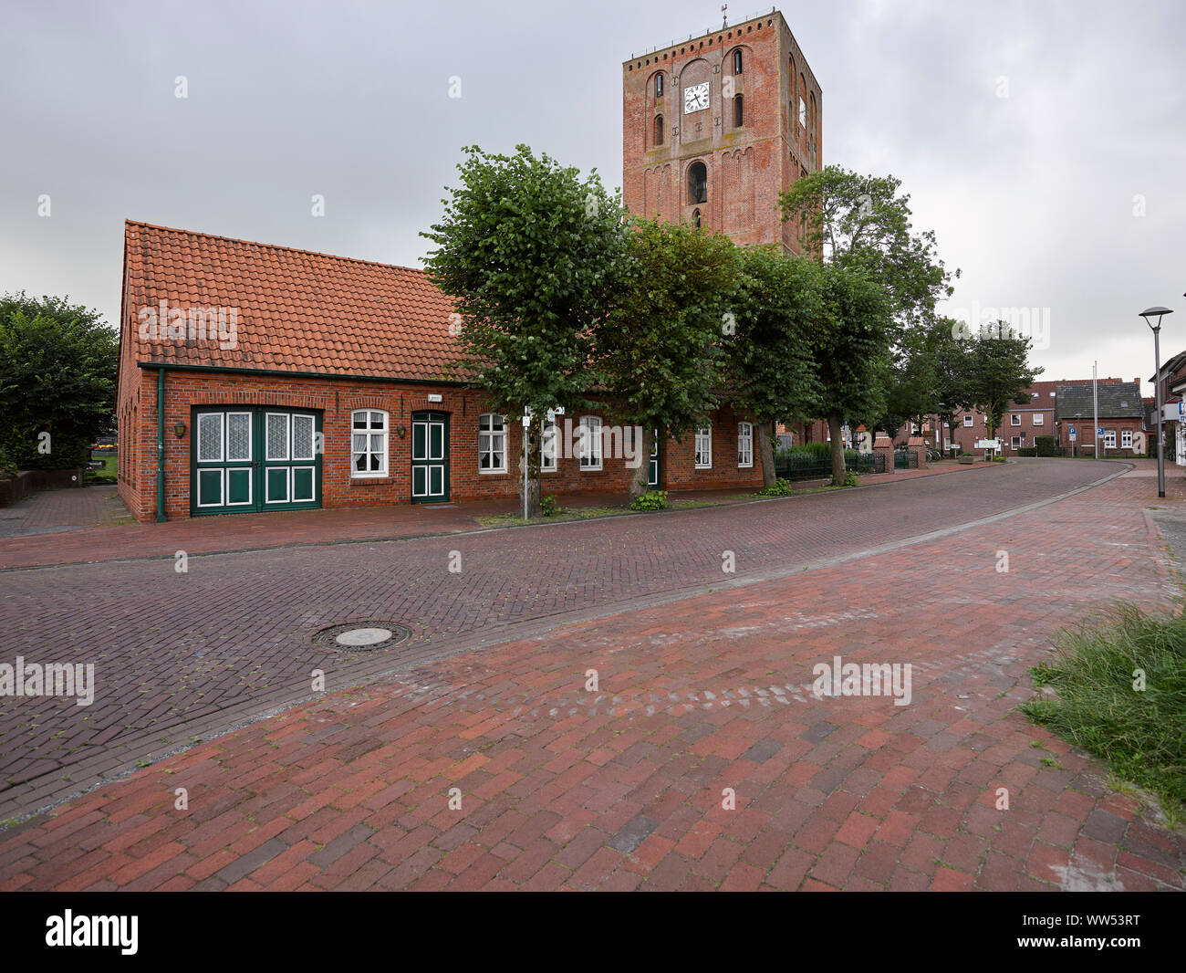 Back of the Stoertebeker tower Stock Photo - Alamy