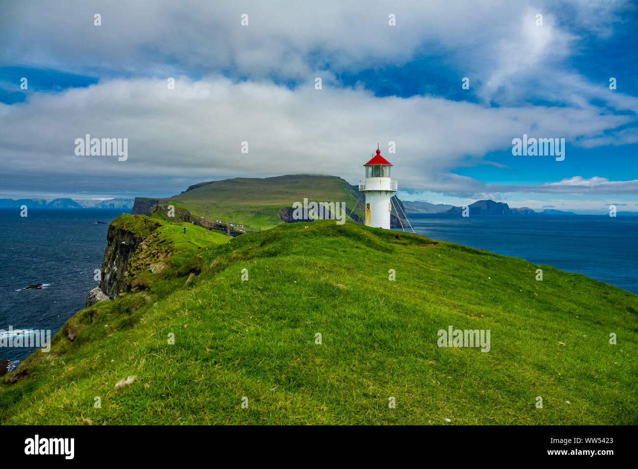 Faroe Islands Mykines Lighthouse High Resolution Stock Photography and ...