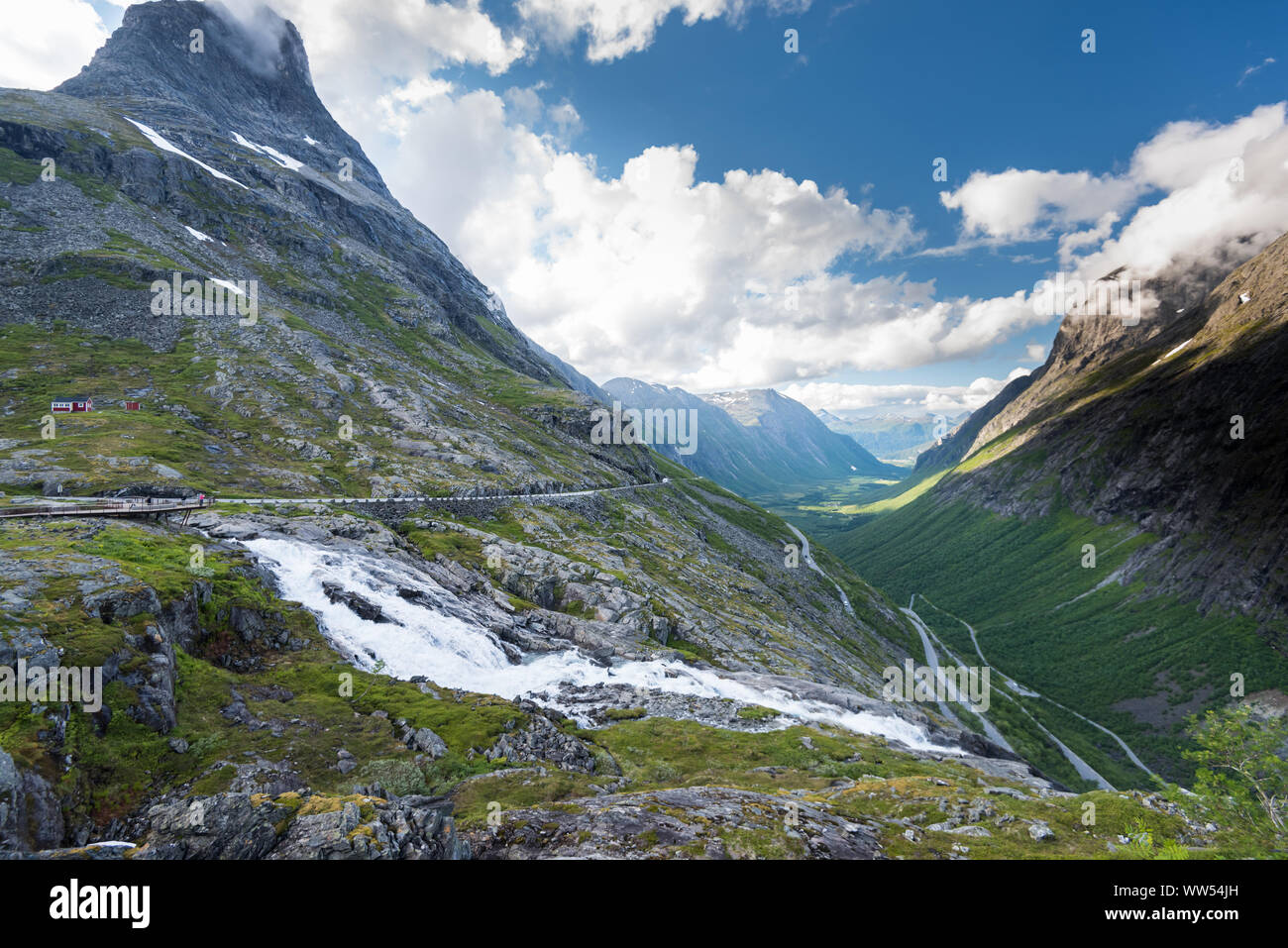 Famous Trollstigen road in Norway Stock Photo - Alamy