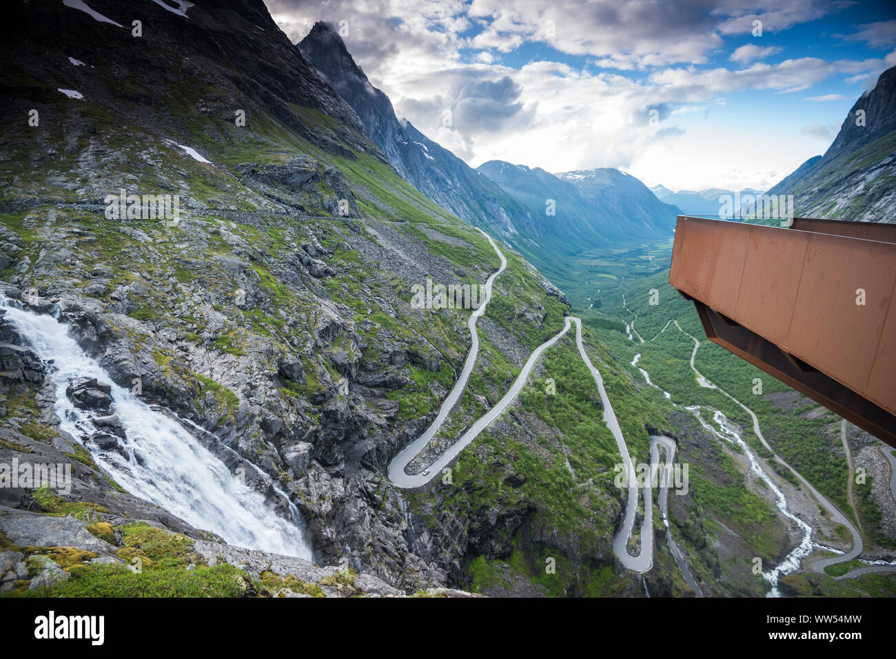 Famous Trollstigen road in Norway Stock Photo - Alamy