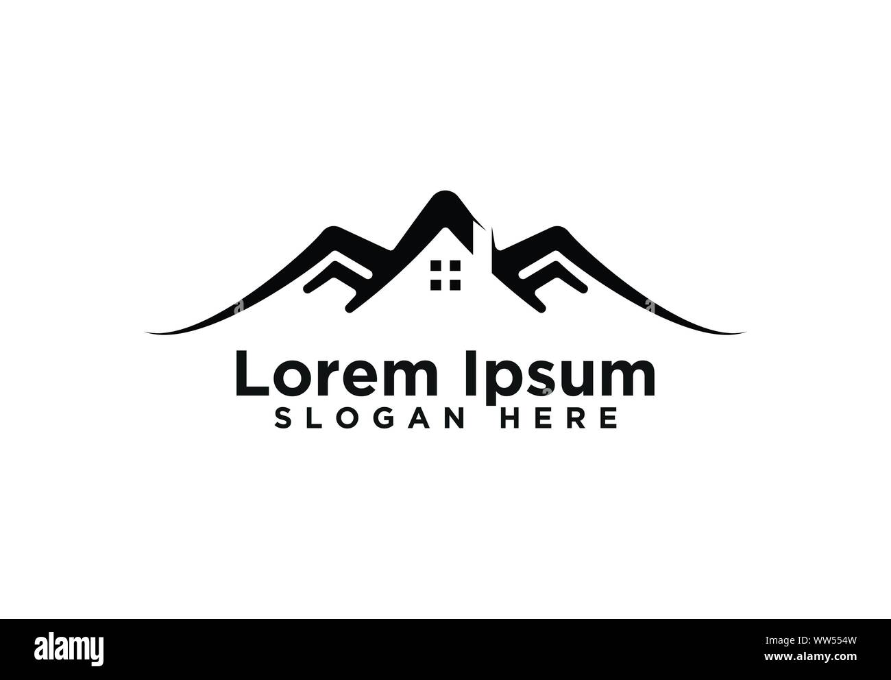 House Logo Designs, Vector Illustration Stock Vector Image & Art - Alamy