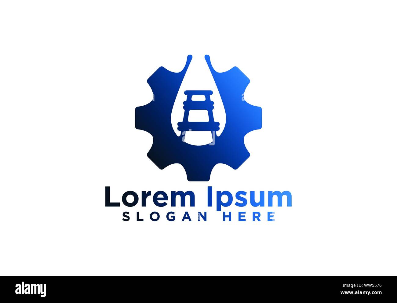 Abstract Gear, railroads Logo Designs, Vector Illustration Stock Vector ...