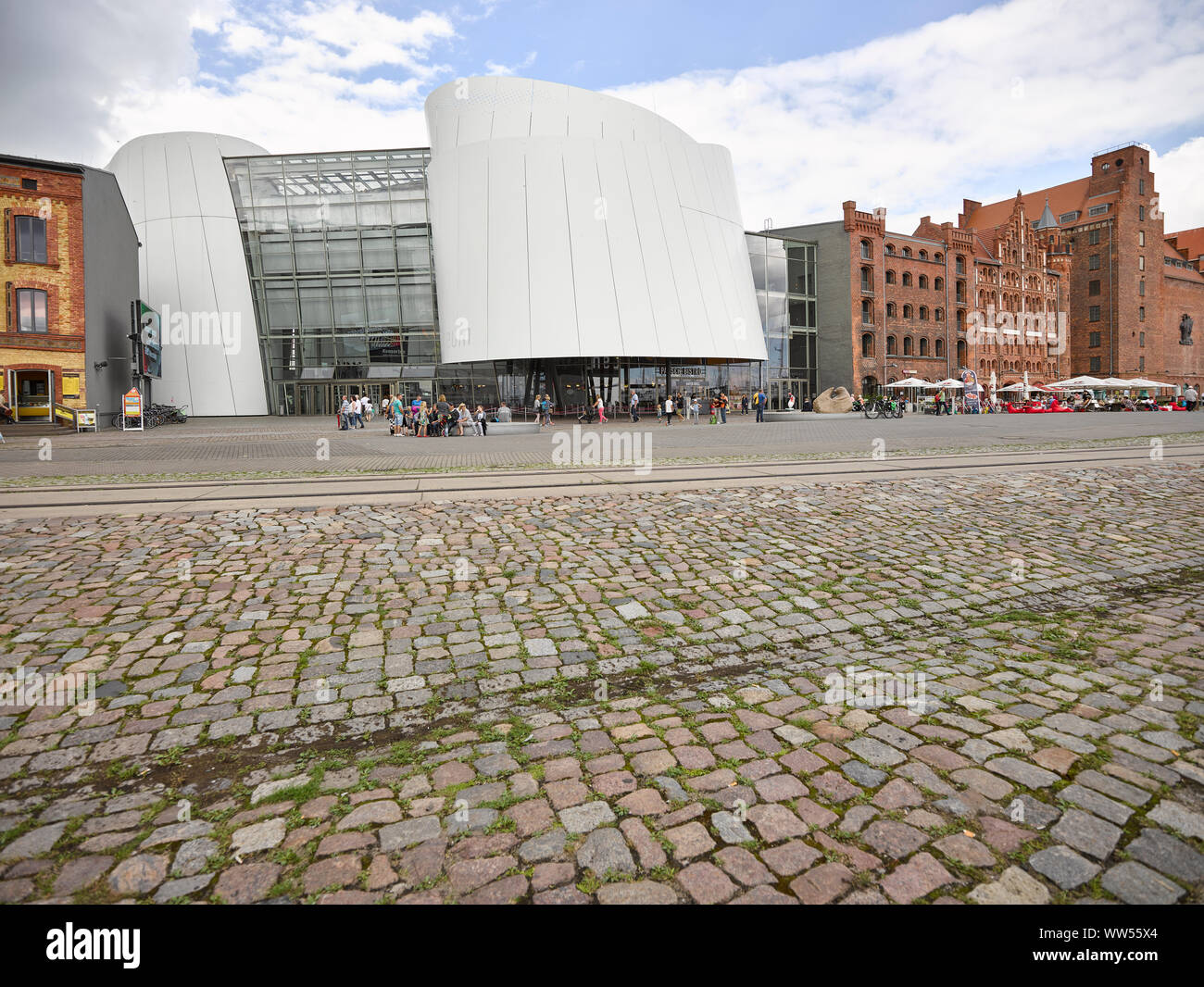 Ozeaneum stralsund seen from the water hi-res stock photography and ...