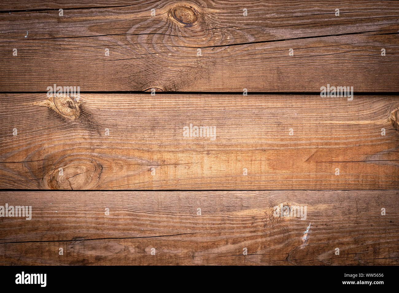 Cracked wooden background. Horizontal lines on wood fence. Vintage ...