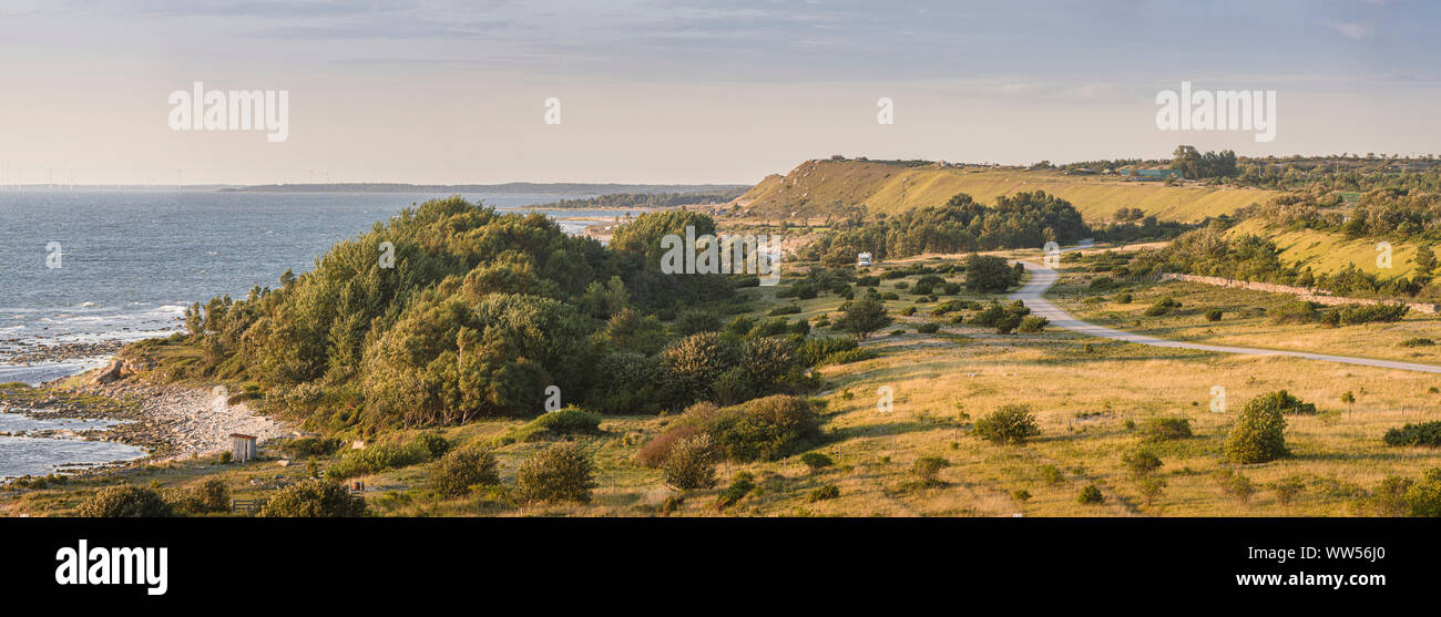 Landscape at Hoburgen, Gotland, Sweden, Scandinavia Stock Photo - Alamy