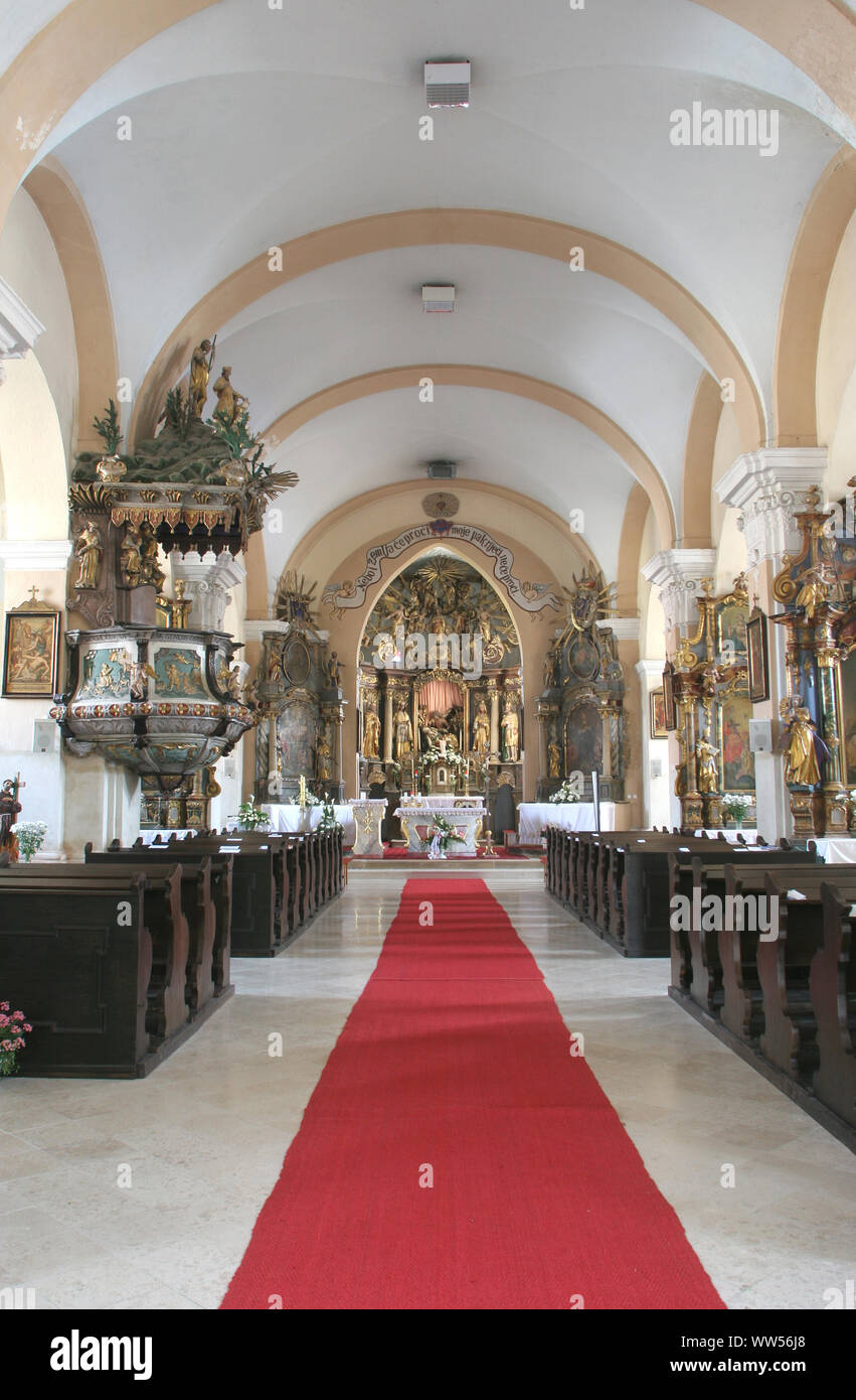 Church of Saint Mary Magdalene in Cazma, Croatia Stock Photo - Alamy