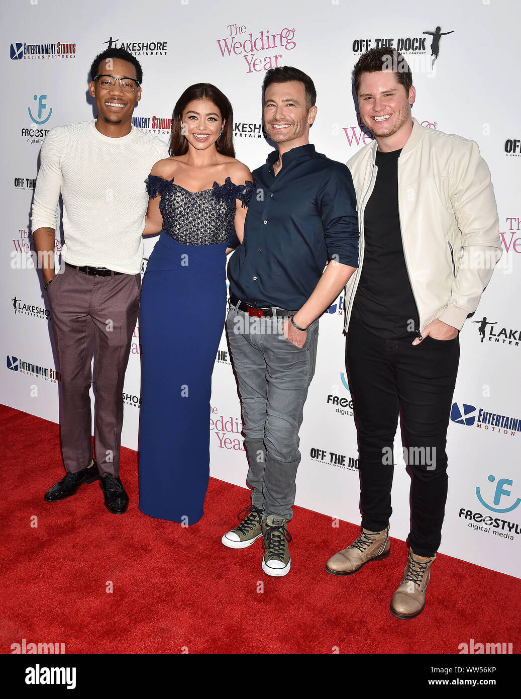 HOLLYWOOD, CA - SEPTEMBER 12: (L-R) Tyler James Williams, Sarah Hyland ...