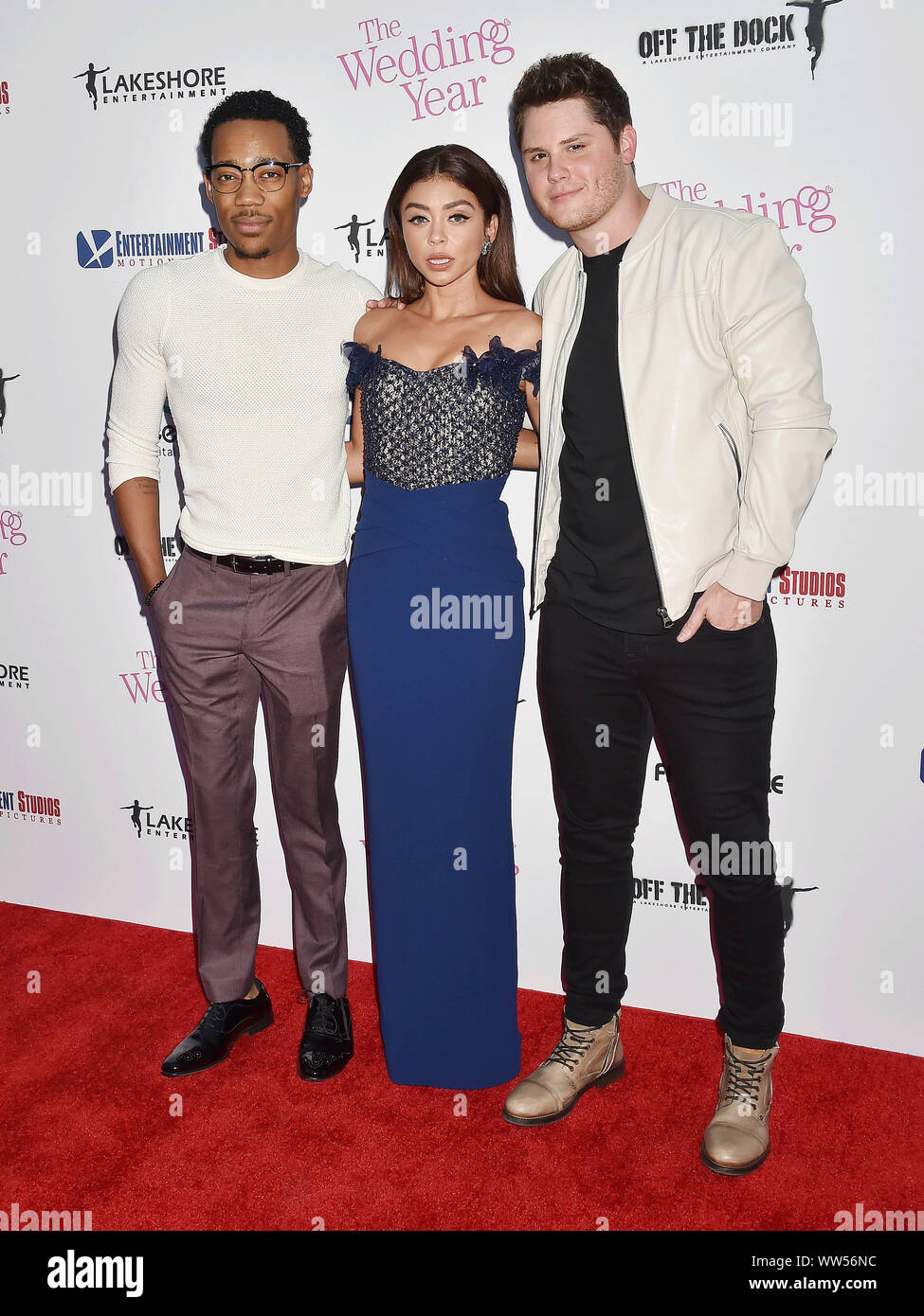 HOLLYWOOD, CA - SEPTEMBER 12: (L-R) Tyler James Williams, Sarah Hyland ...