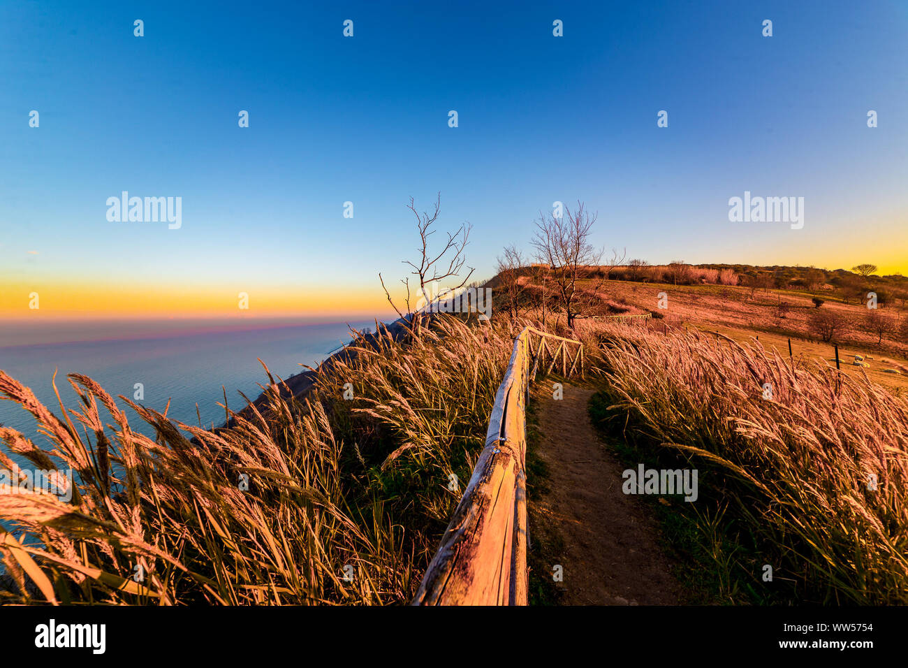 Coastal landscape, Gabicce Monte, Marche, Italy Stock Photo - Alamy