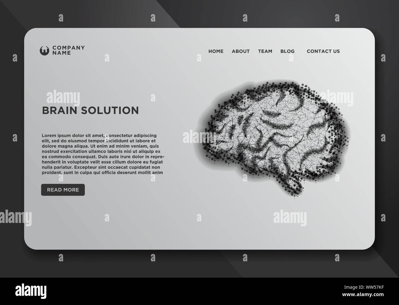 Web page design templates collection of Abstract vector image of a ...