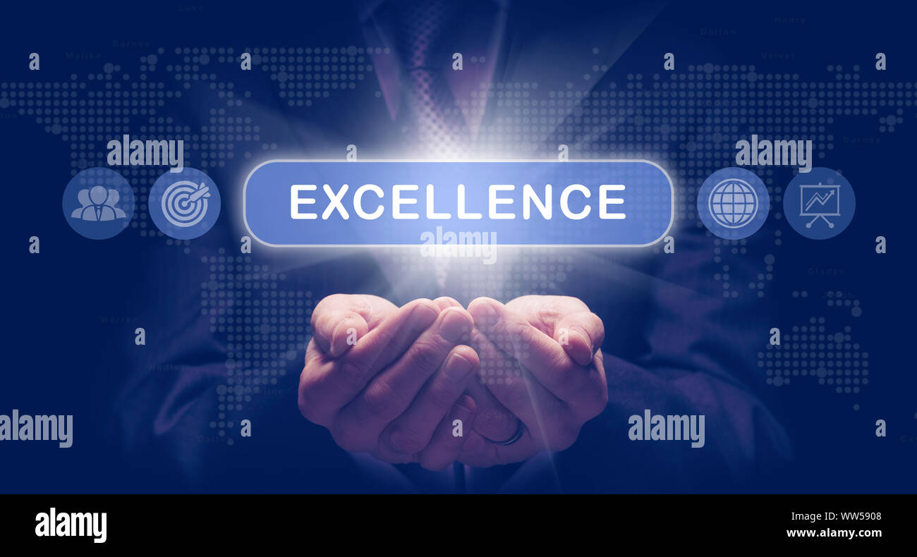 Excellence word hi-res stock photography and images - Alamy