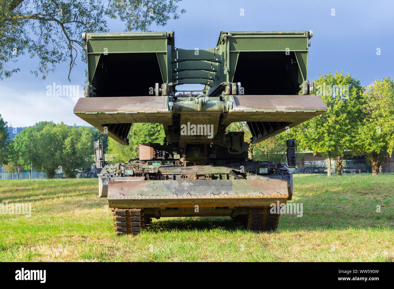 Armored vehicle launched bridge hi-res stock photography and images - Alamy