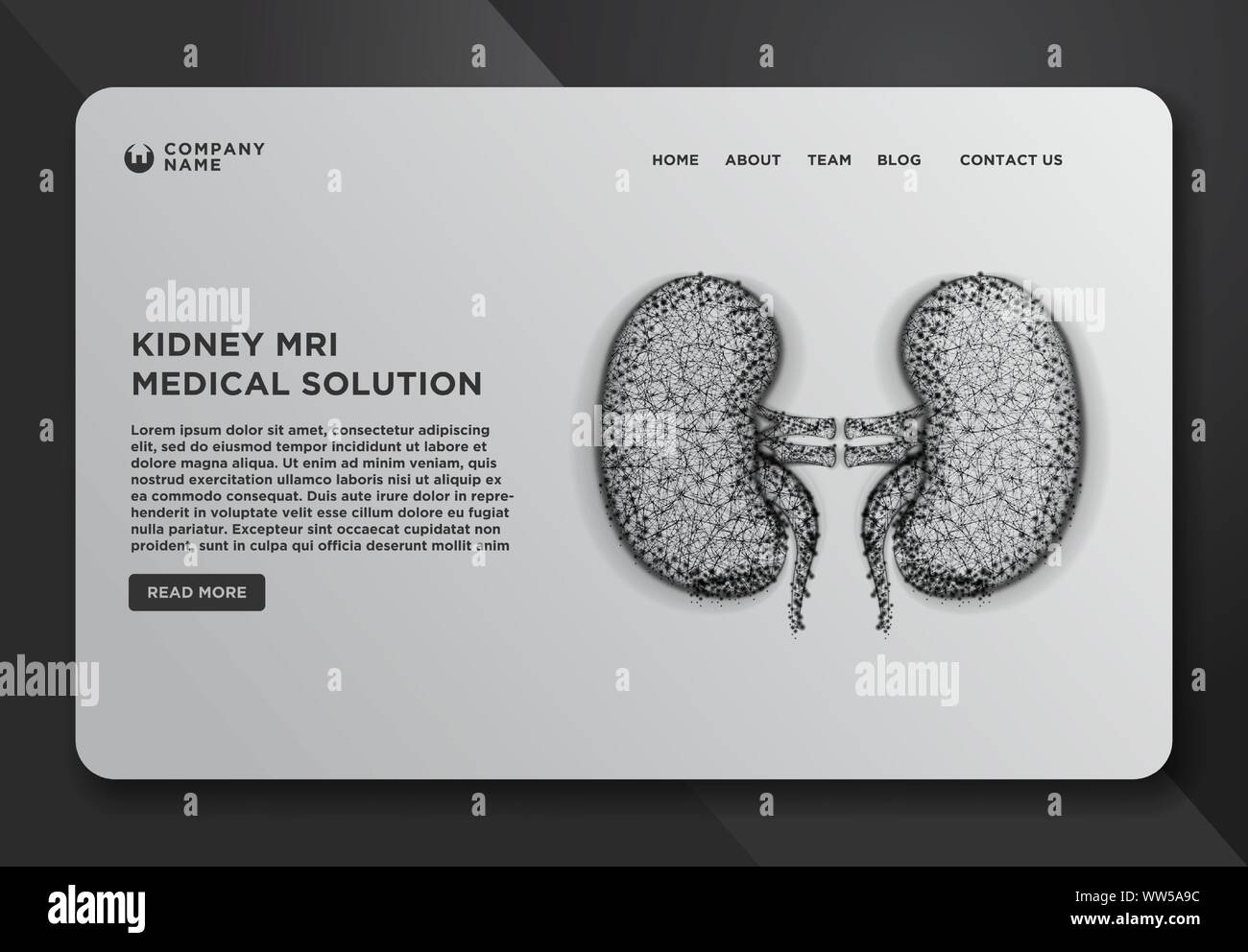 Adrenal gland cancer Stock Vector Images - Alamy