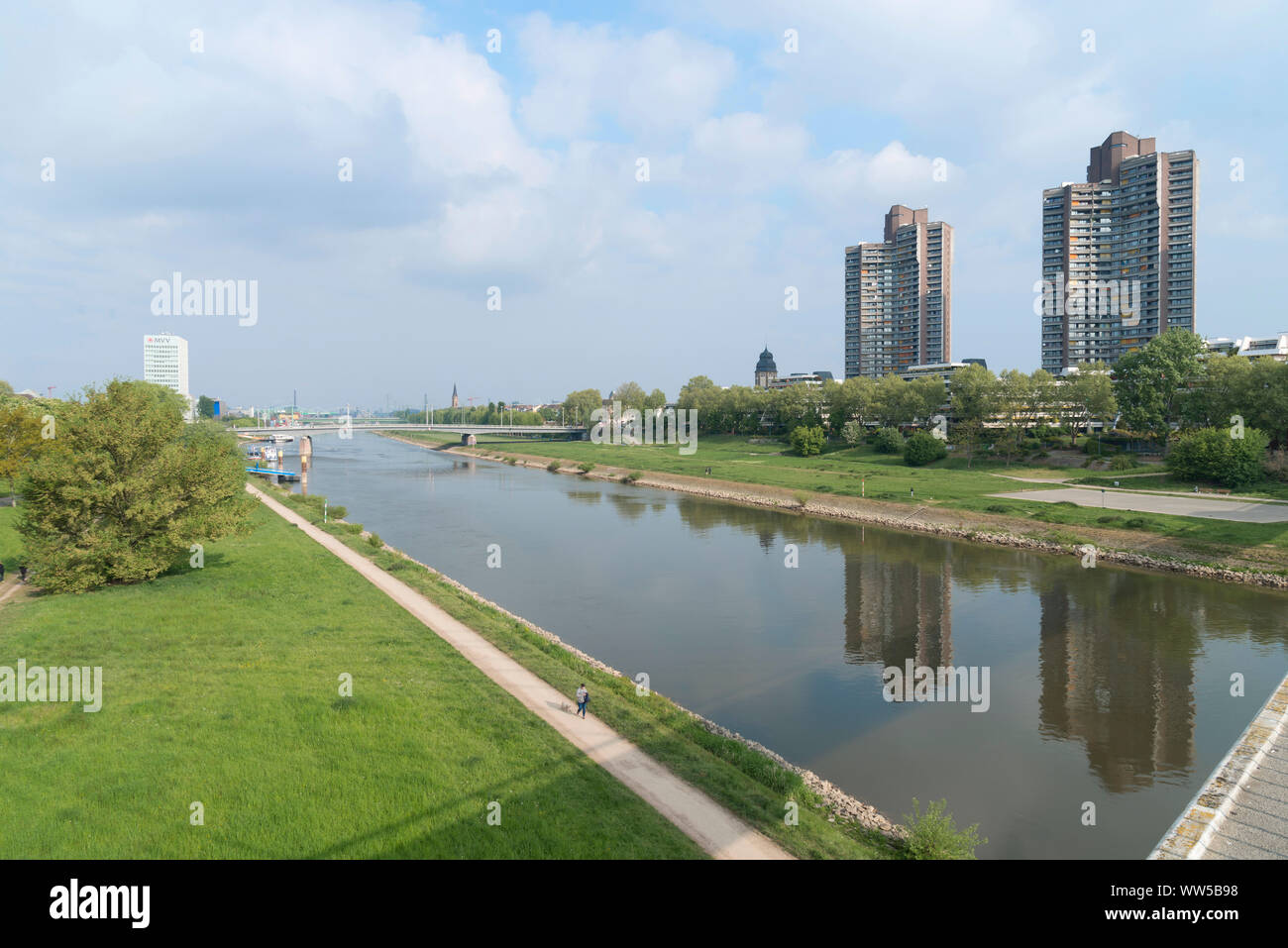 Neckar mannheim hi-res stock photography and images - Alamy