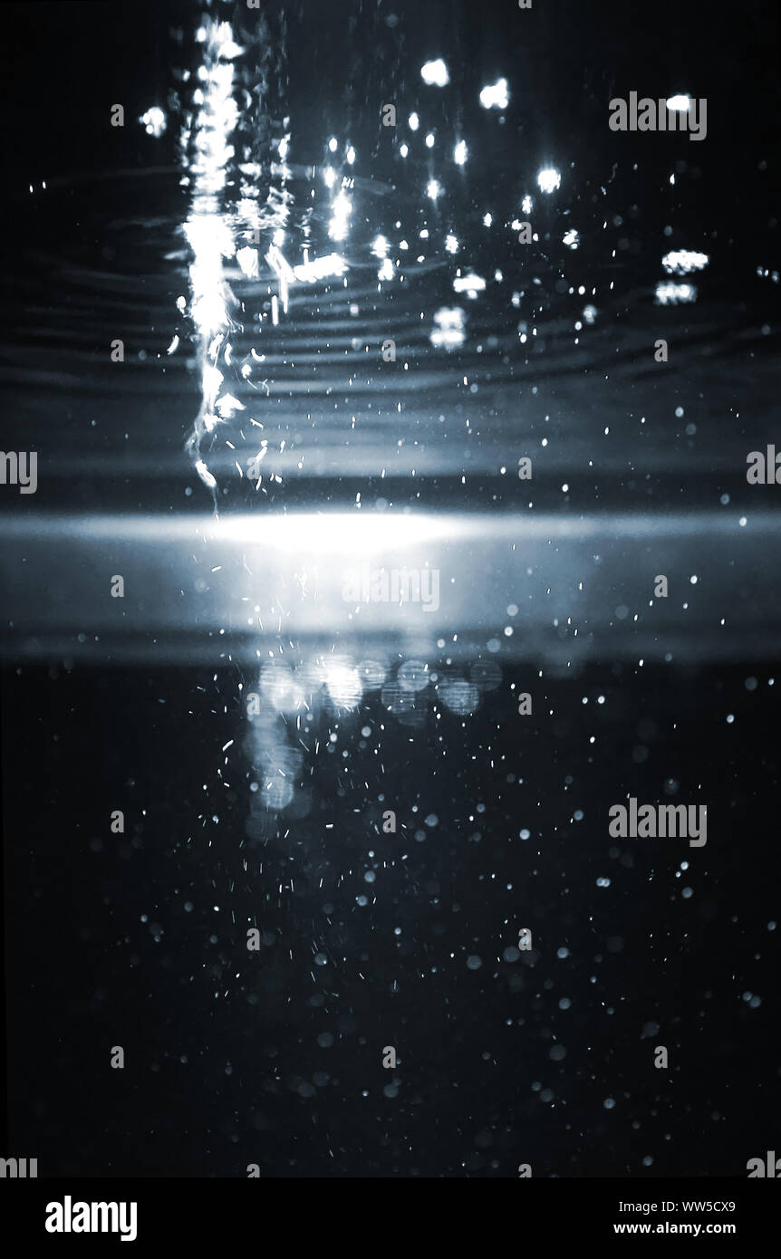 Photography of illuminated water bubbles Stock Photo - Alamy
