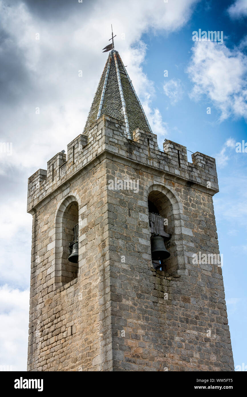 Dungeon Tower of Saint Chely d'Apcher, Lozere, Occitanie, France Stock ...
