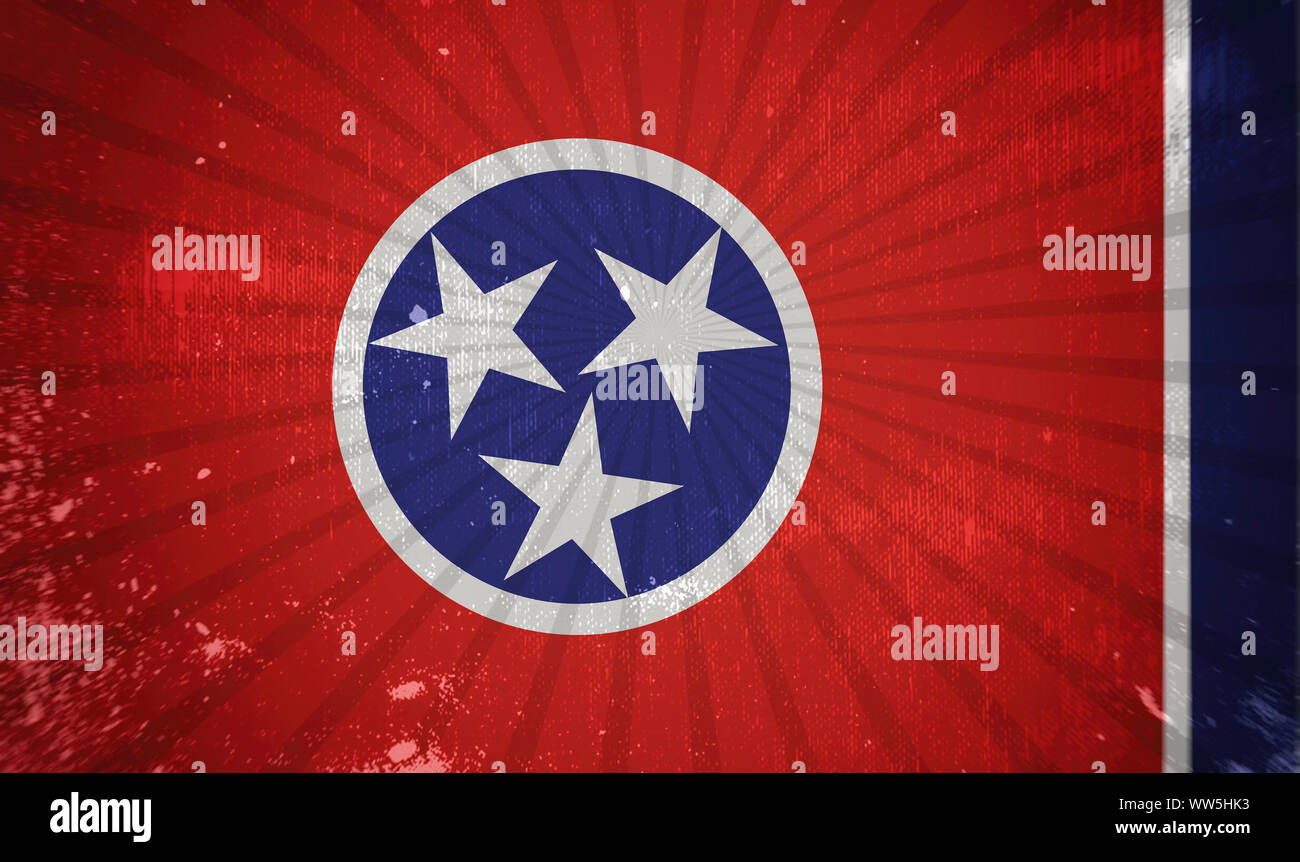 Flag of Tennessee, USA, background, texture, blurred image Stock Photo ...