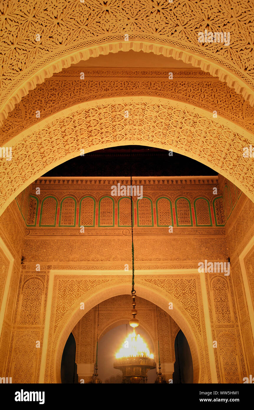 Meknes, mausoleum, architecture, Morocco Stock Photo - Alamy