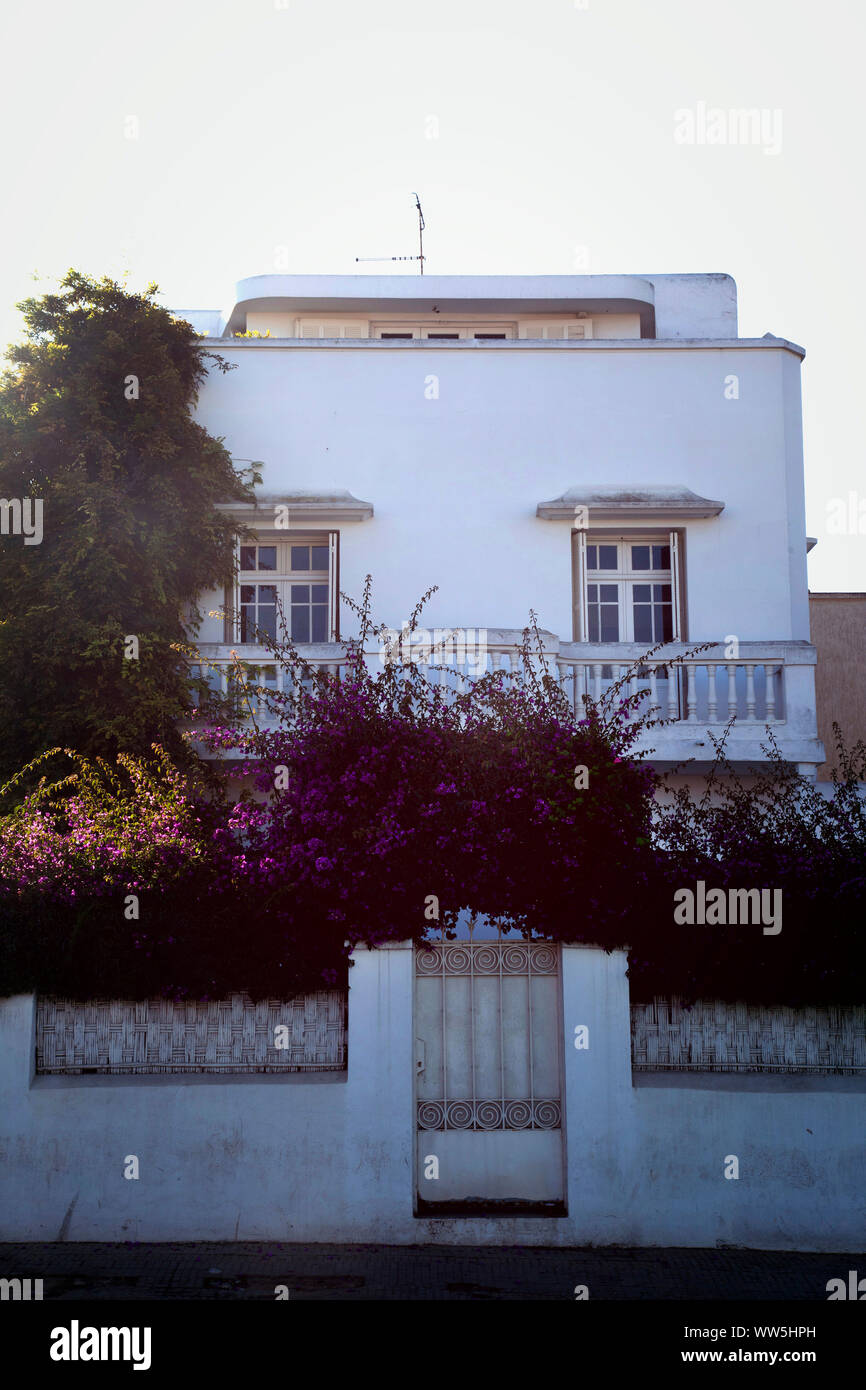Rabat, residential house, architecture, Morocco Stock Photo - Alamy