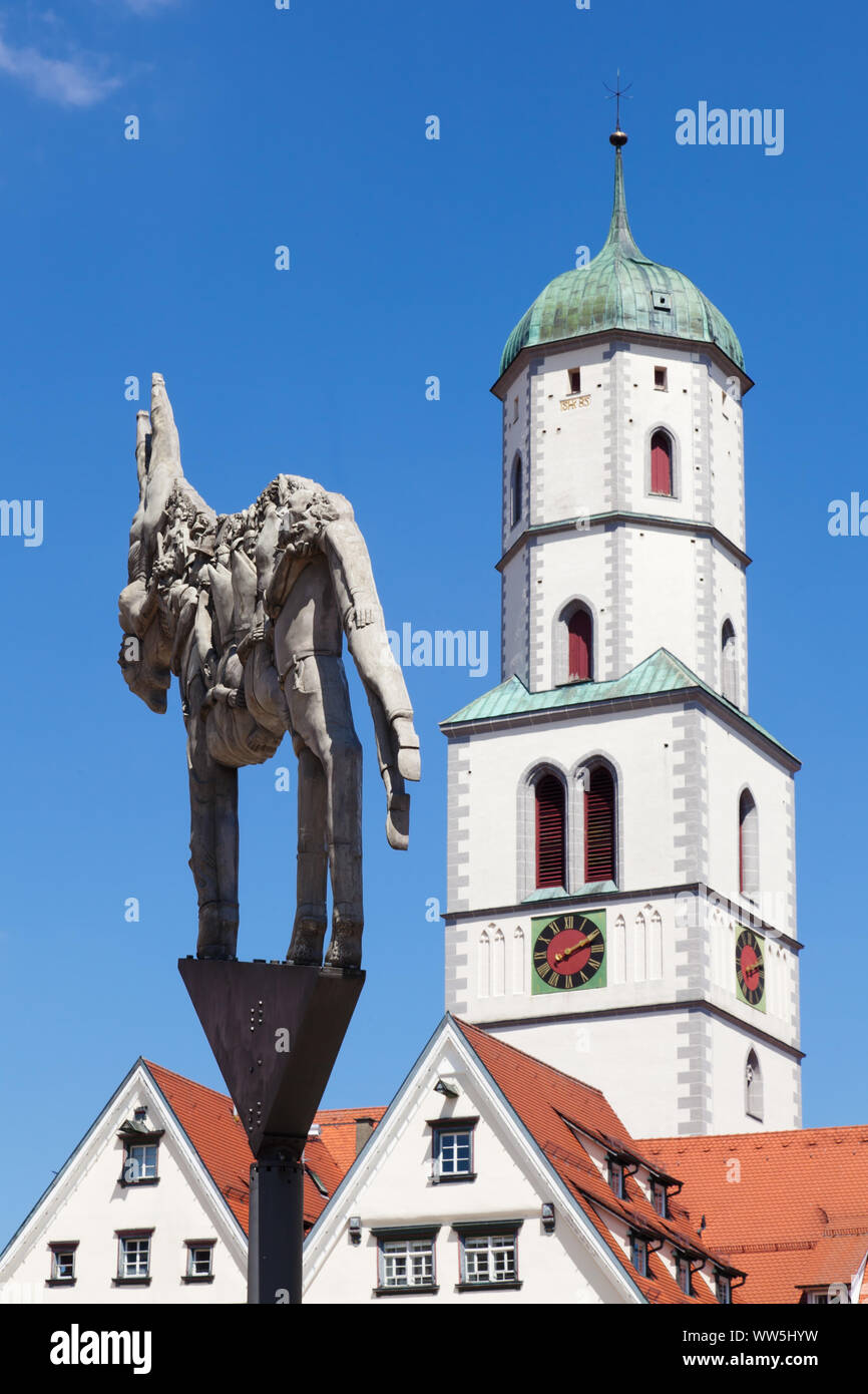 Church Saint Martin and Wielandscher donkey, Biberach an der Riss ...