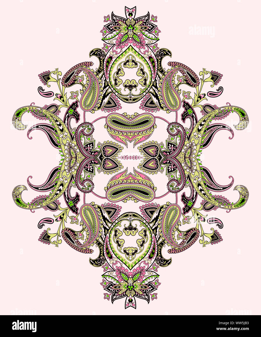 Traditional paisley pattern. Ethnic background for your design Stock ...